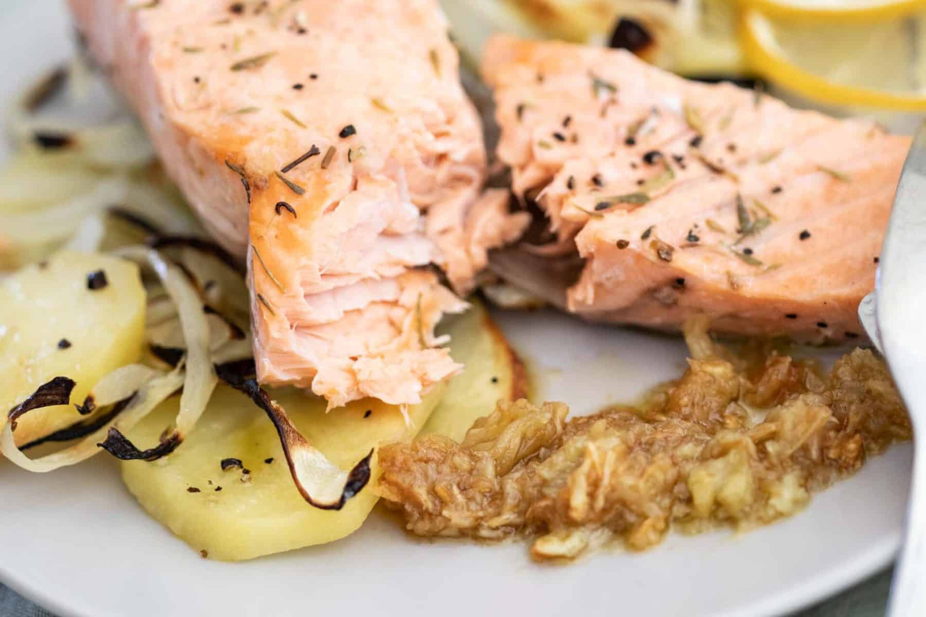 Steelhead Trout Recipe with Garlic Lime Butter - The Matbakh