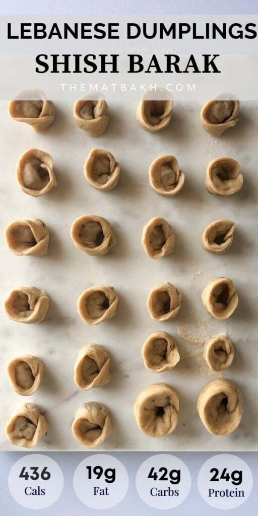 Shish Barak Lebanese Dumplings in Yogurt - The Matbakh