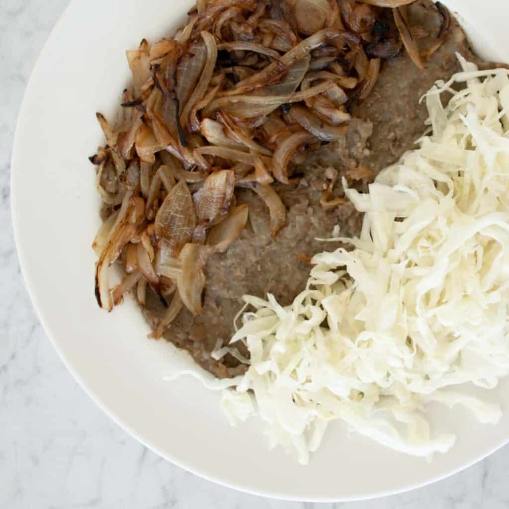 Mujadarrah Lebanese Lentils and Rice with Caramelized Onions - The Matbakh