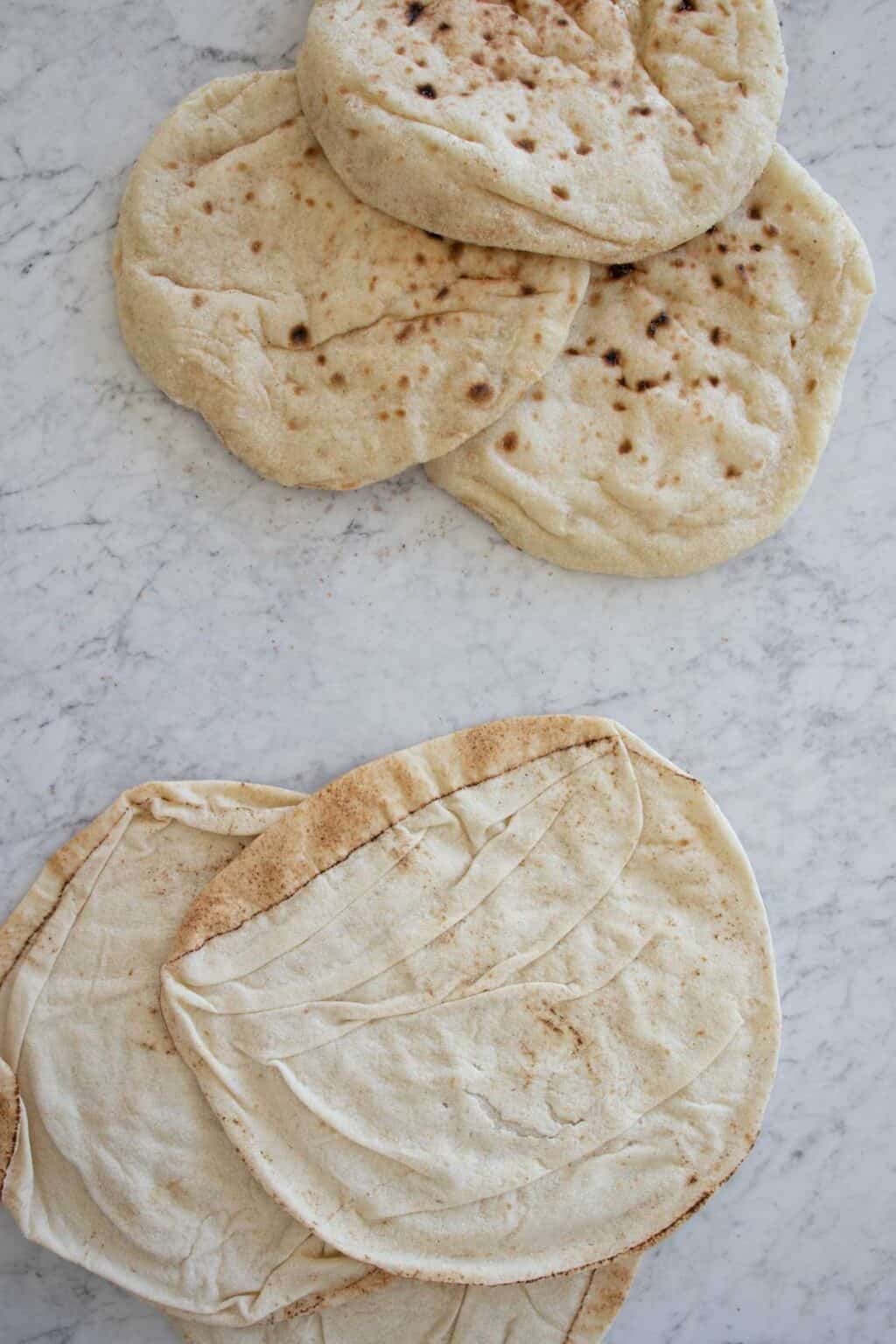 How To Make A Falafel Pita Bread Sandwich - The Matbakh