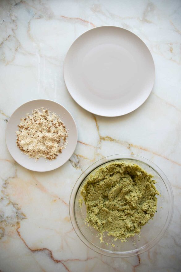 Tameya (Fried Egyptian Falafel) - The Matbakh