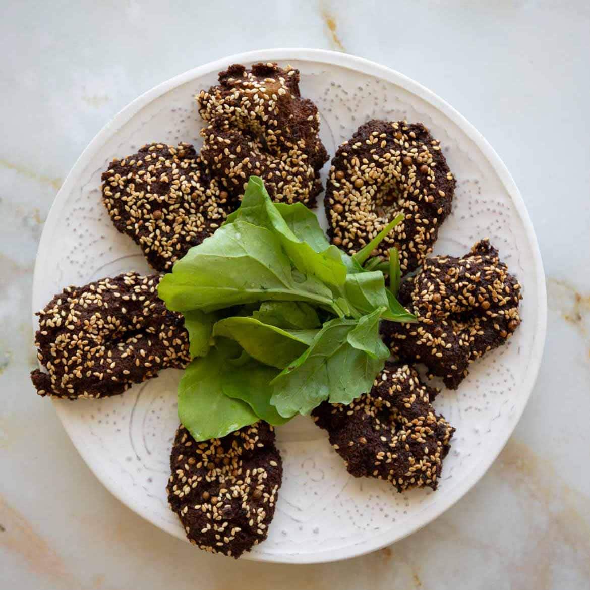 Tameya (Fried Egyptian Falafel) - The Matbakh