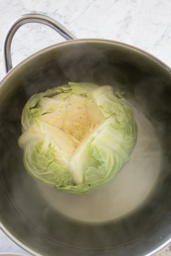 Egyptian Mahshi Crumb (Stuffed Cabbage Rolls) - The Matbakh