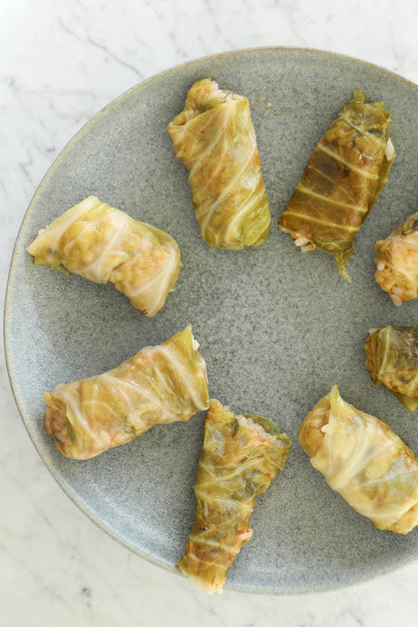 Egyptian Mahshi Crumb (Stuffed Cabbage Rolls) - The Matbakh