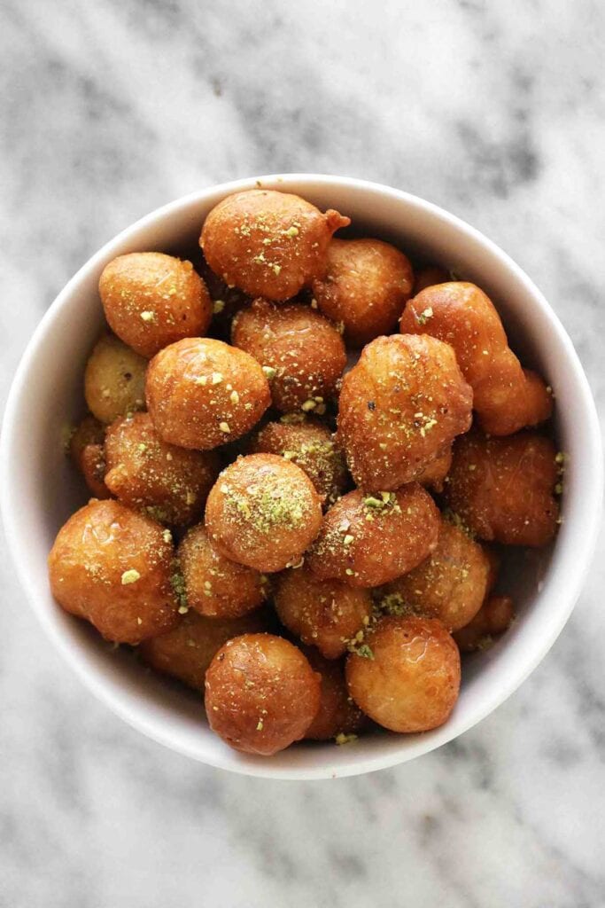 Loukoumades Greek Donuts (Zalabia) - The Matbakh