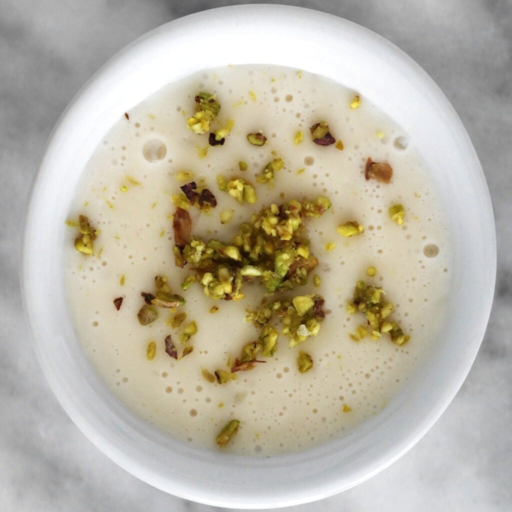 Creamy Almond Milk Rice Pudding - The Matbakh