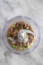 Mafroukeh Pistachio Dessert With Cream - The Matbakh