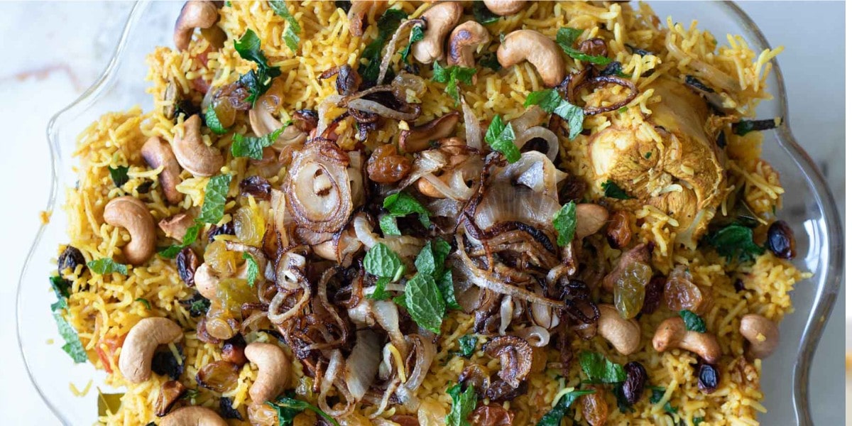 Indian Chicken Biryani Rice - The Matbakh