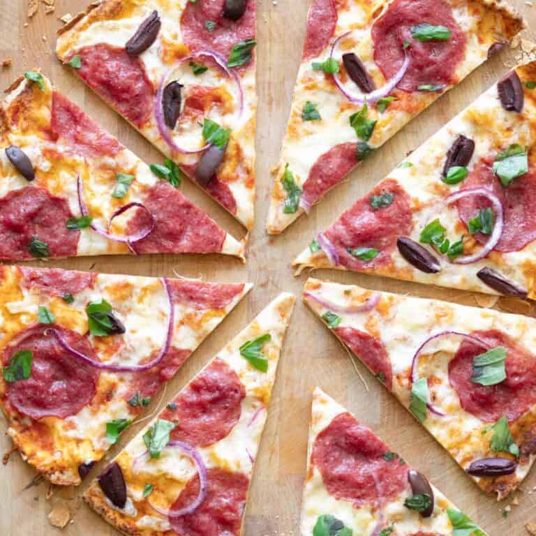 Easy Pita Bread Pizzas - The Matbakh