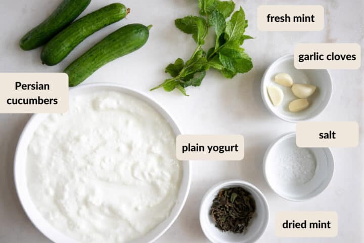 Cucumber Yogurt Sauce (Khyar Bi Laban) - The Matbakh