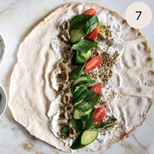 Labneh Pita Sandwich - The Matbakh