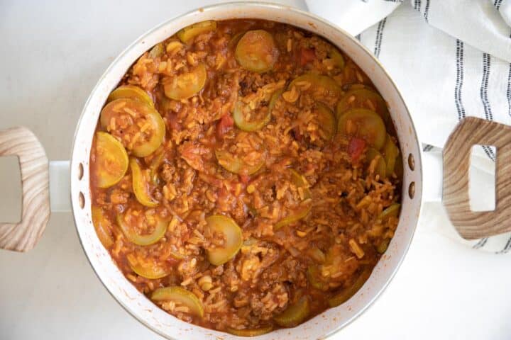 Mahshi Sliced Kousa Squash Casserole - The Matbakh