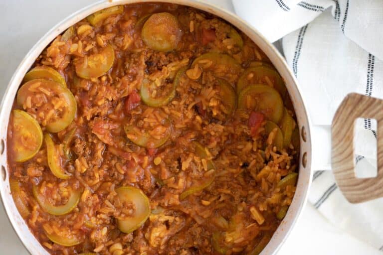 Mahshi Sliced Kousa Squash Casserole - The Matbakh