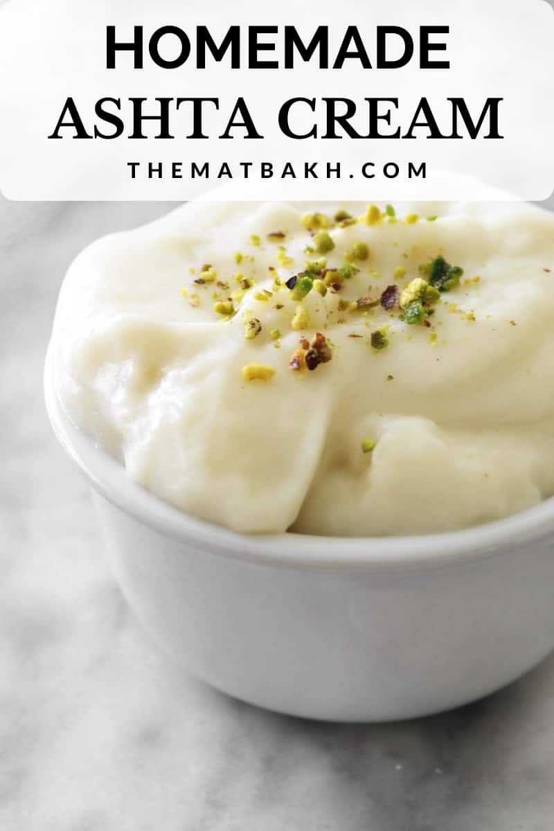 Homemade Ashta Cream - The Matbakh