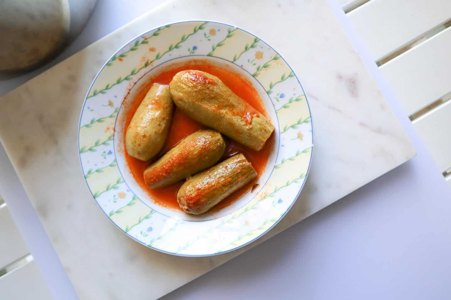 Kousa Mahshi Lebanese Stuffed Zucchini - The Matbakh
