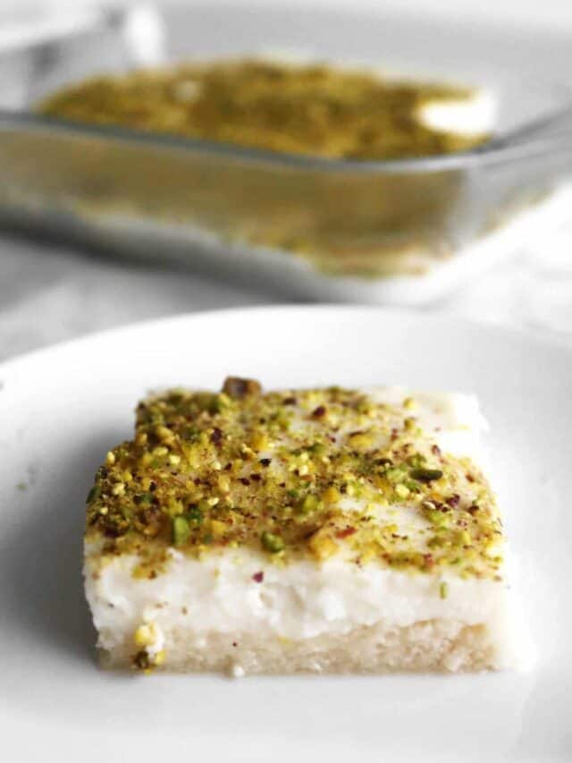 Aish El Saraya - Ashta and Sweetened Bread Dessert - The Matbakh