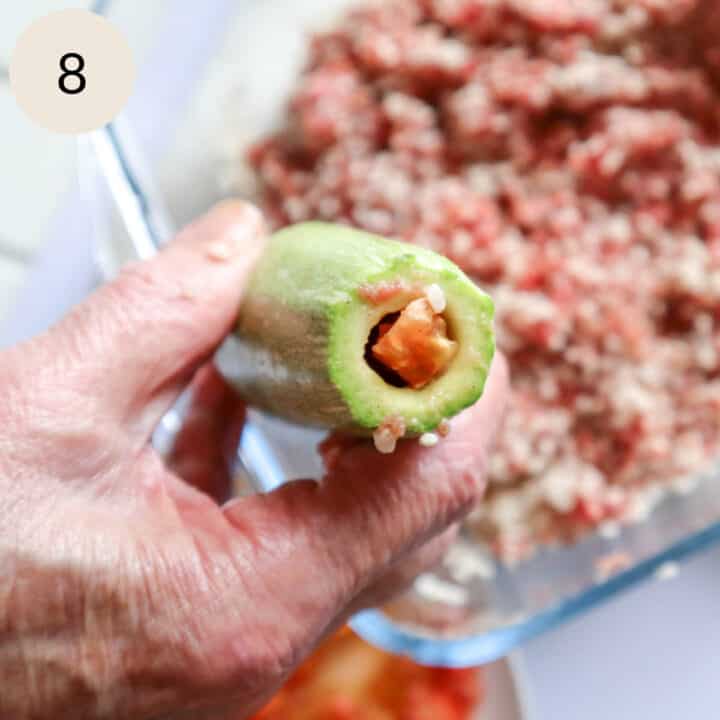 Kousa Mahshi Lebanese Stuffed Zucchini - The Matbakh