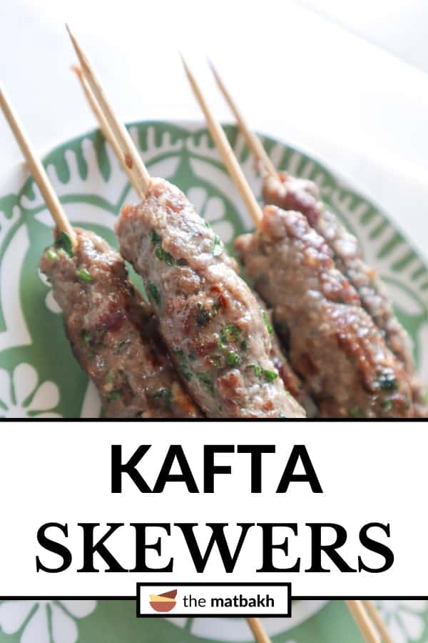 Lebanese Kafta Kabobs - The Matbakh