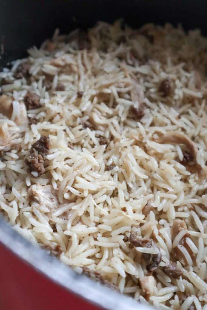 Lebanese Chicken and Rice (Riz a Djej) - The Matbakh