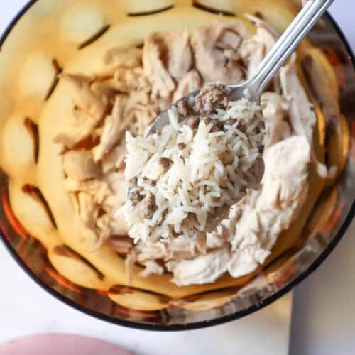 Lebanese Chicken and Rice (Riz a Djej) - The Matbakh
