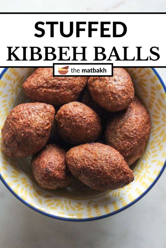 Fried Kibbeh Balls - The Matbakh