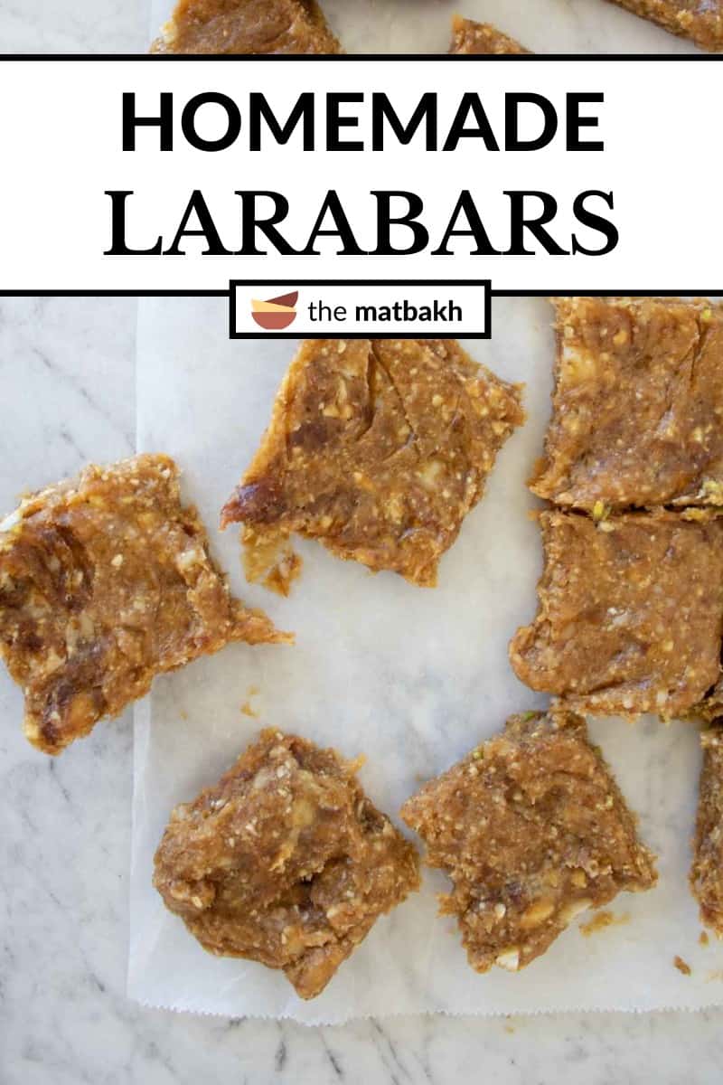 Homemade Larabars (4 Variations) - The Matbakh