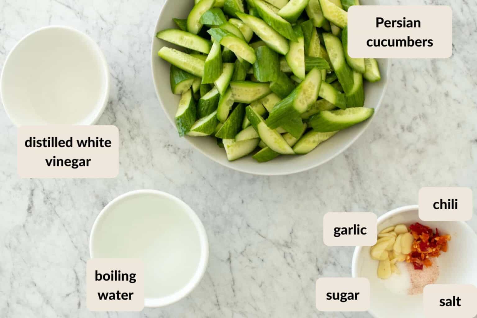 Spicy Egyptian Cucumber Pickles - The Matbakh