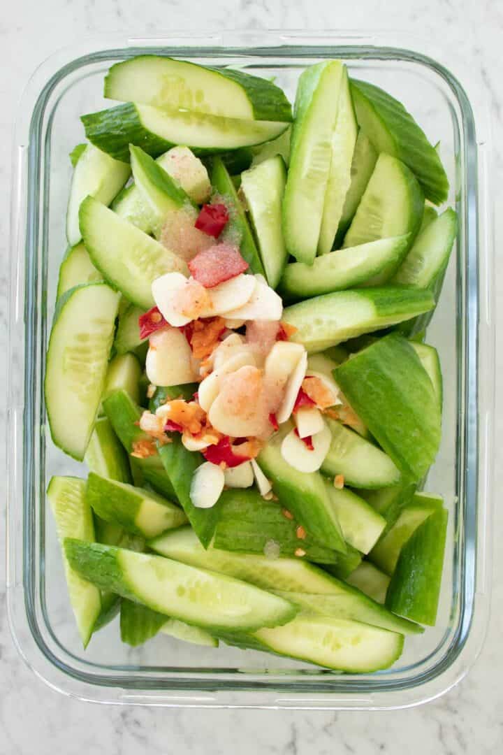 Spicy Egyptian Cucumber Pickles - The Matbakh