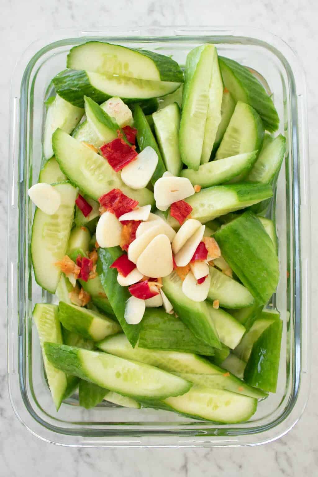 Spicy Egyptian Cucumber Pickles - The Matbakh