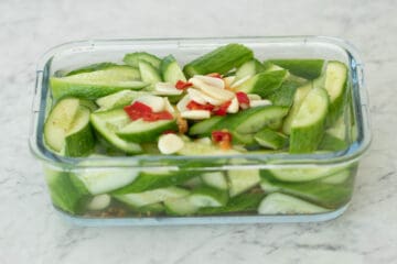 Spicy Egyptian Cucumber Pickles - The Matbakh