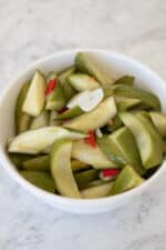 Spicy Egyptian Cucumber Pickles - The Matbakh