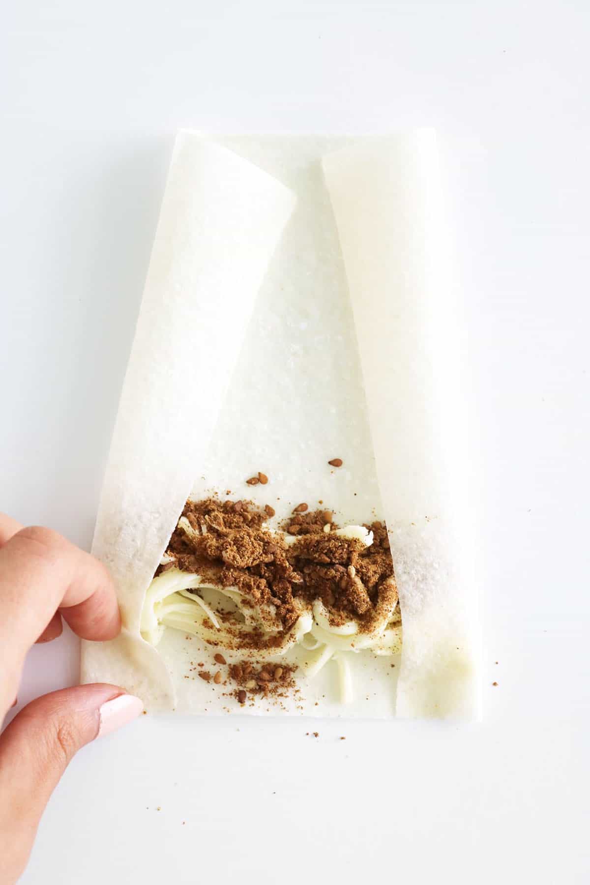 Fried Cheese and Za'atar Spring Rolls - The Matbakh