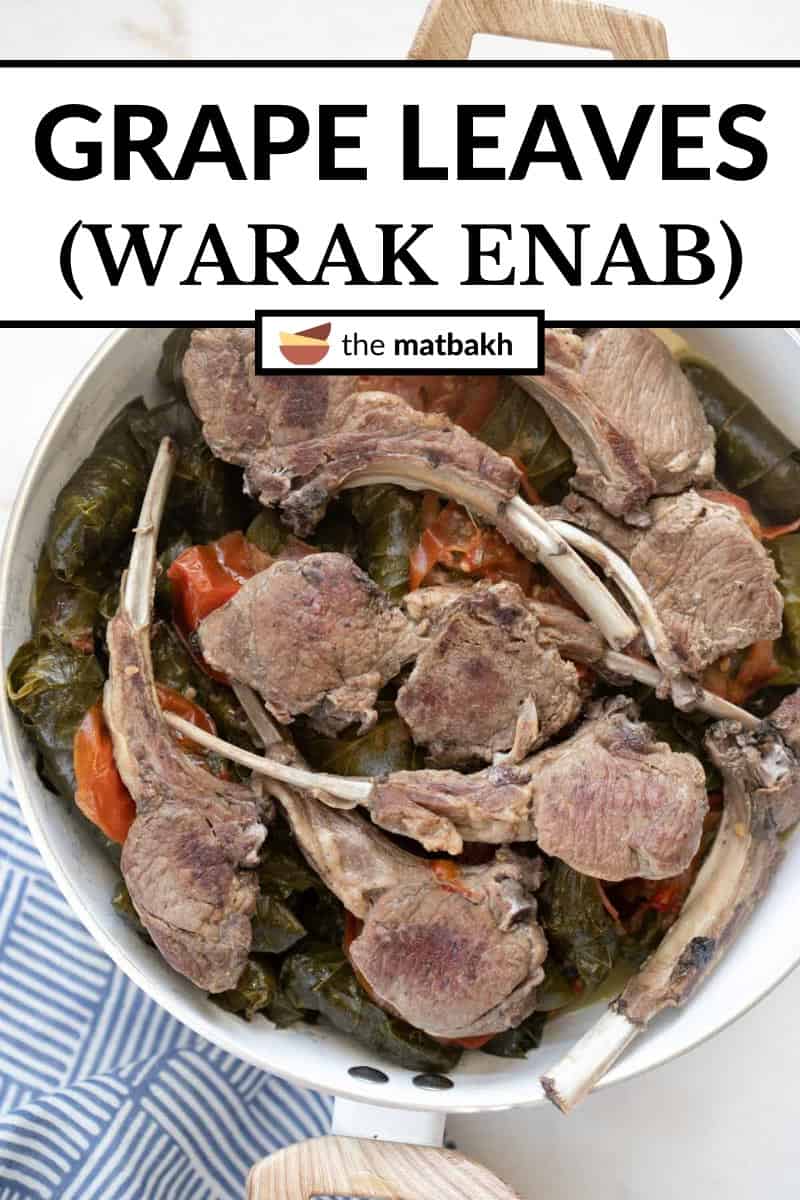 Lebanese Stuffed Grape Leaves (Warak Enab) - The Matbakh