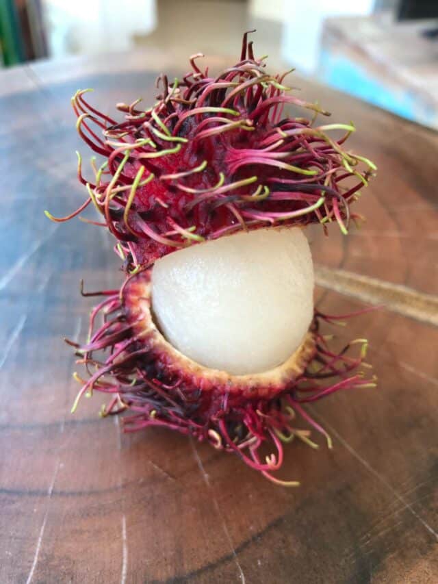 How To Cut and Eat Rambutan Fruit - The Matbakh
