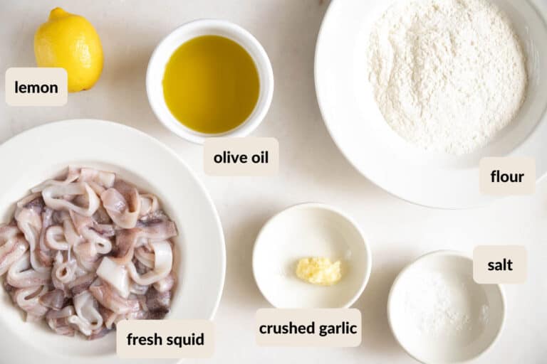 Italian Fried Calamari (Calamari Fritti) - The Matbakh