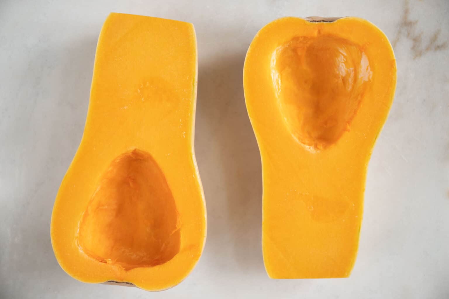 Roasted Butternut Squash Halves - The Matbakh