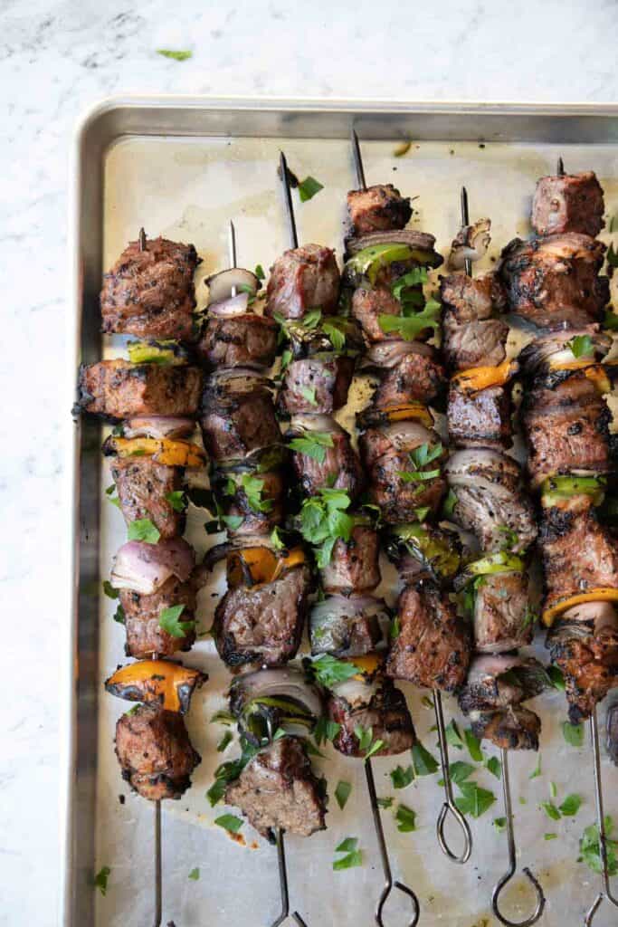 Turkish Beef Shish Kabobs - The Matbakh