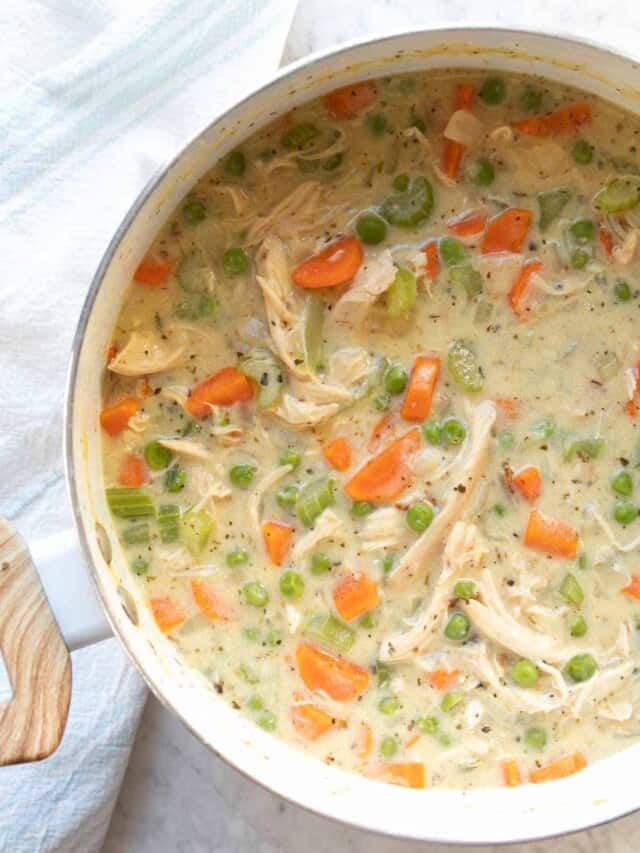 Crustless Chicken Pot Pie The Matbakh