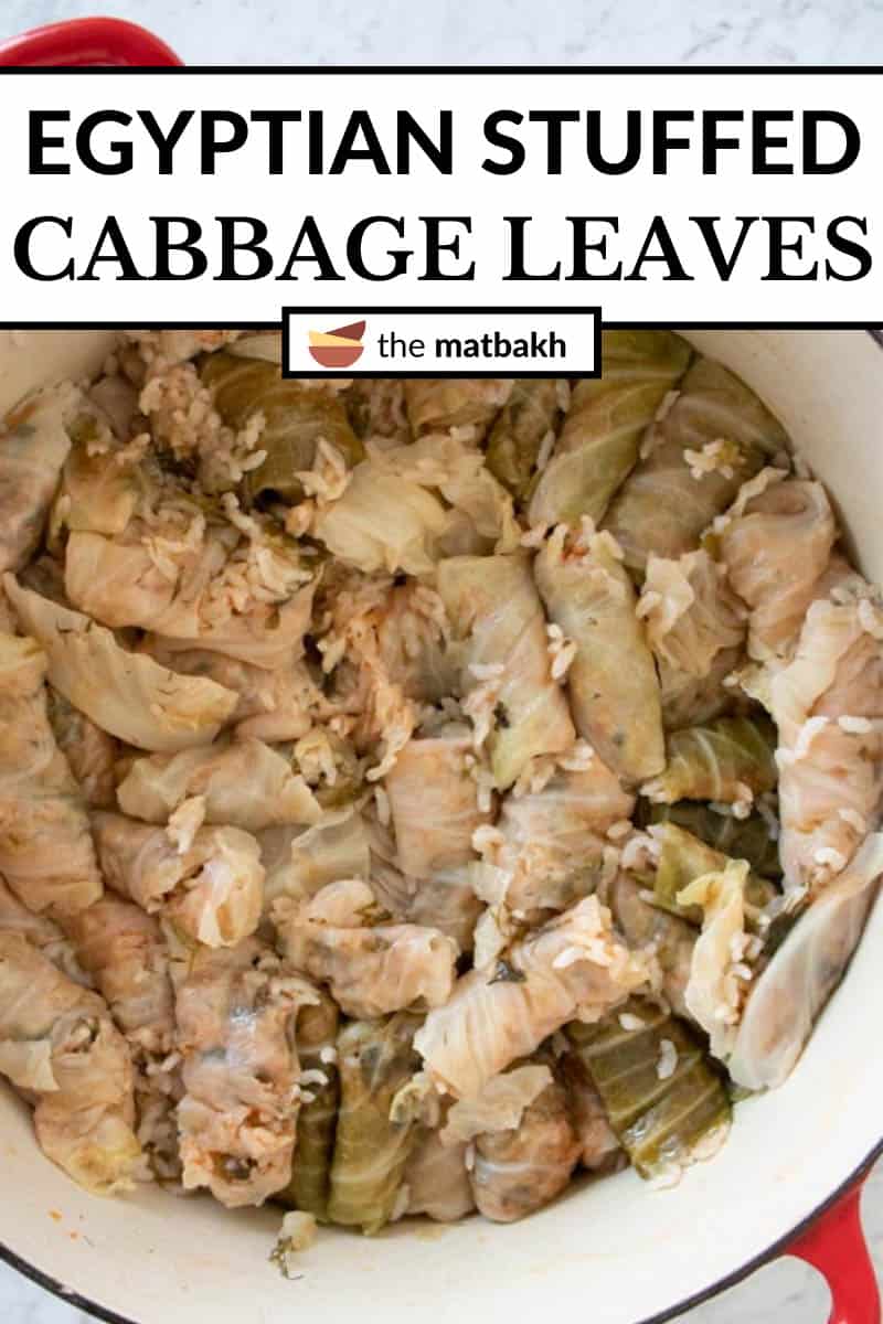 Egyptian Mahshi Crumb (Stuffed Cabbage Rolls) - The Matbakh
