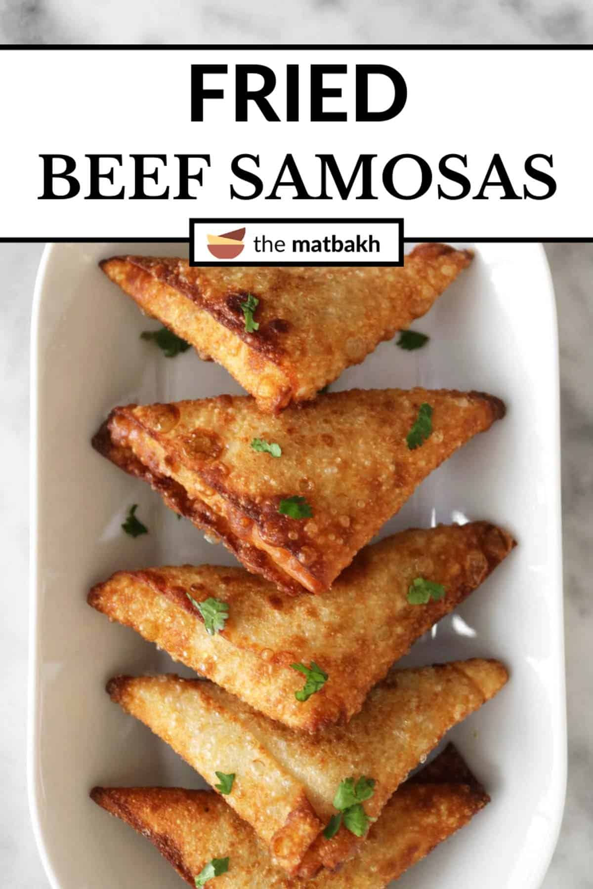 Middle Eastern Beef Samosas - The Matbakh