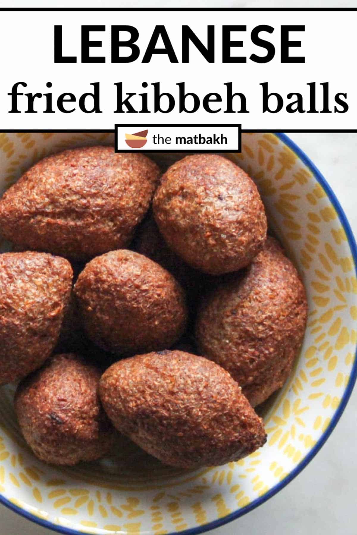 Fried Kibbeh Balls - The Matbakh