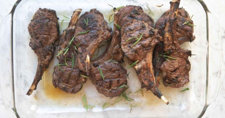 Mediterranean Grilled Lamb Rib Chops - The Matbakh