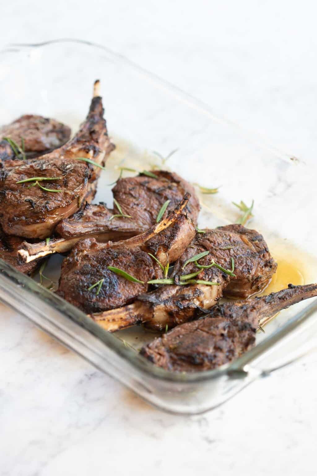 Mediterranean Grilled Lamb Rib Chops - The Matbakh
