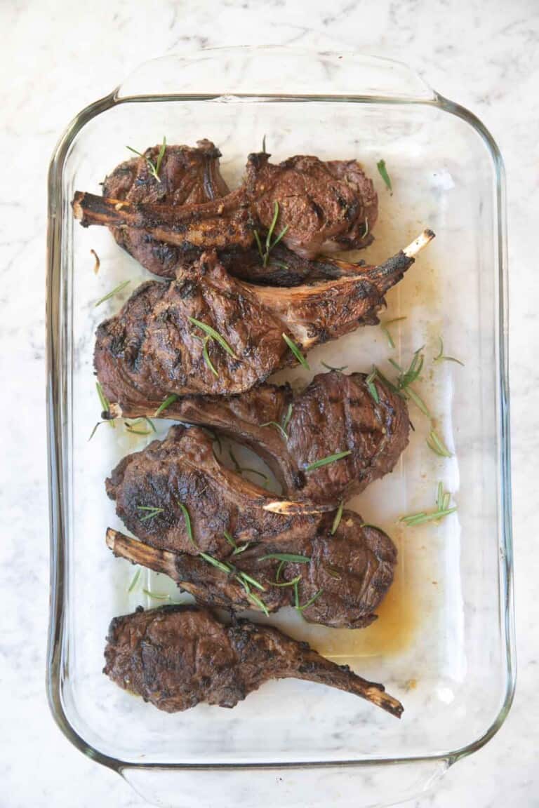 Mediterranean Grilled Lamb Rib Chops - The Matbakh