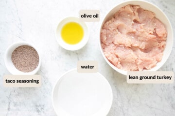 Easy Lean Ground Turkey Tacos - The Matbakh