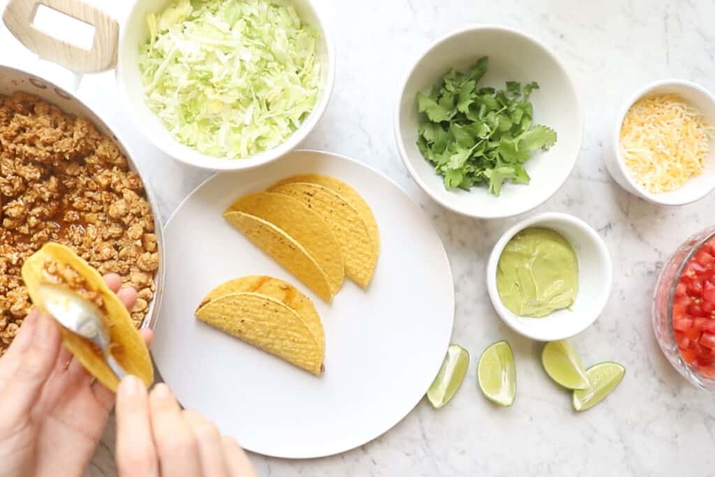 Easy Lean Ground Turkey Tacos - The Matbakh