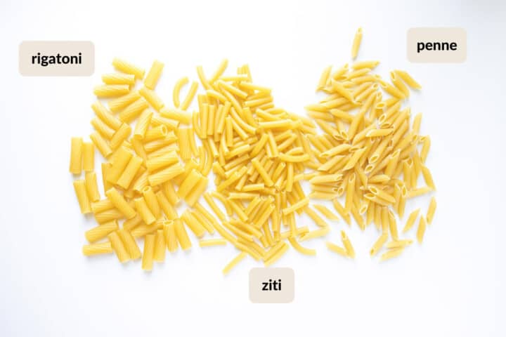 Ziti Pasta vs Rigatoni and Penne - What's the Difference? - The Matbakh