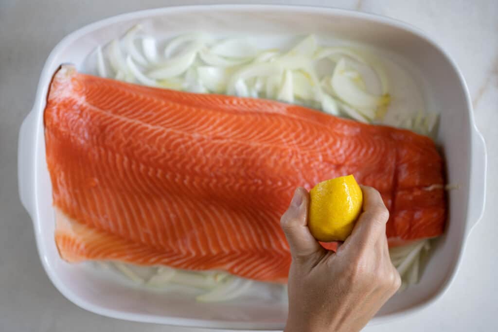 Baked Steelhead Trout with Garlic Butter Sauce - The Matbakh