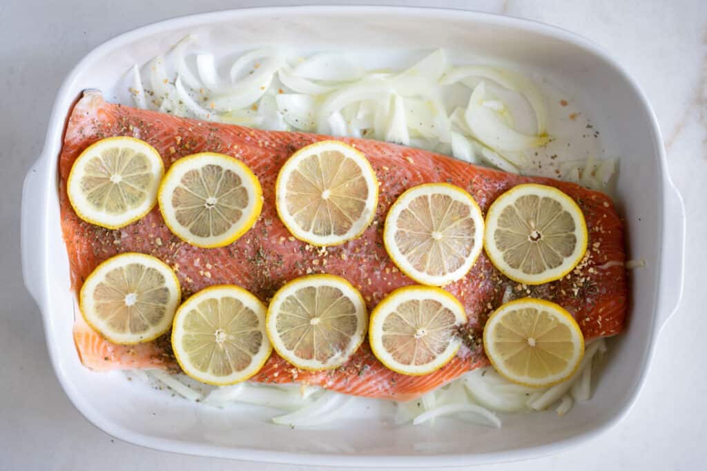 Baked Steelhead Trout with Garlic Butter Sauce - The Matbakh