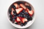 Fresh Mixed Berry Bowl with Honey Greek Yogurt - The Matbakh